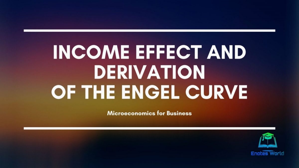 Income Effect and Derivation of the Engel Curve- Microeconomics