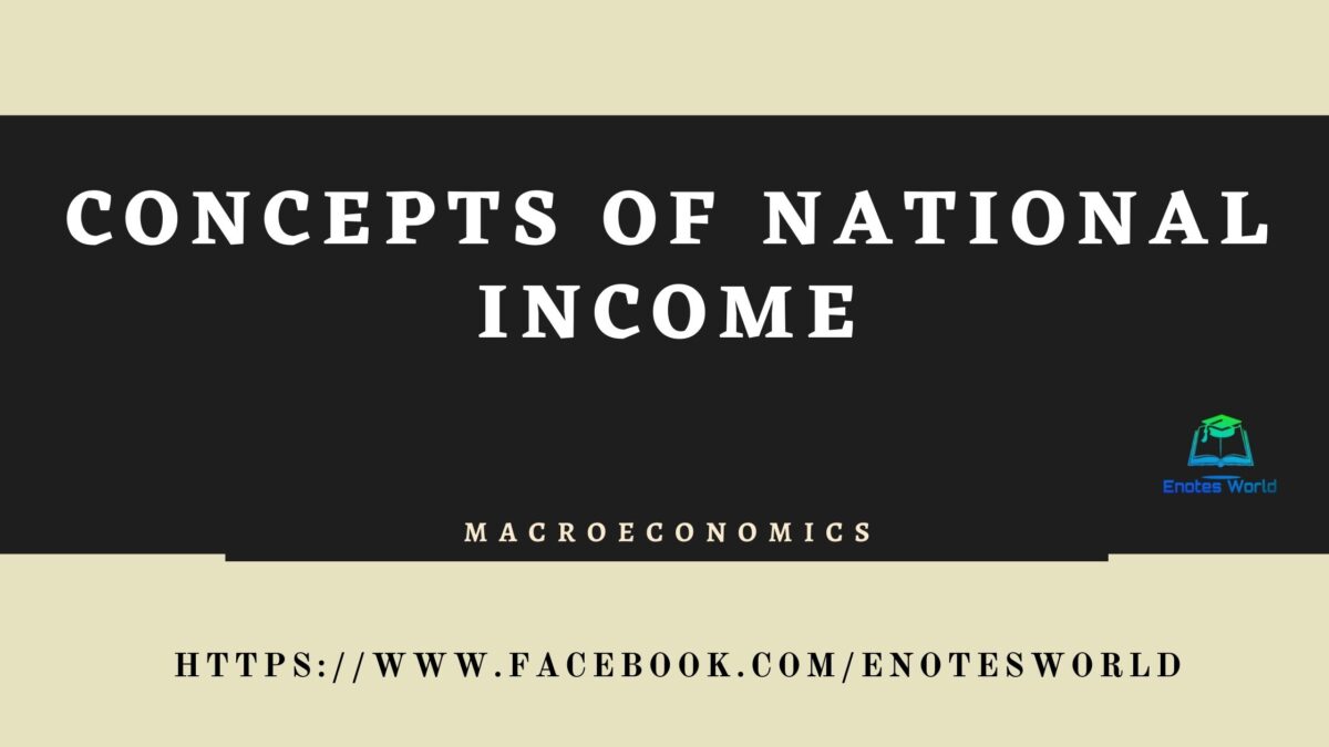 Concepts of National Income-Macroeconomic Analysis